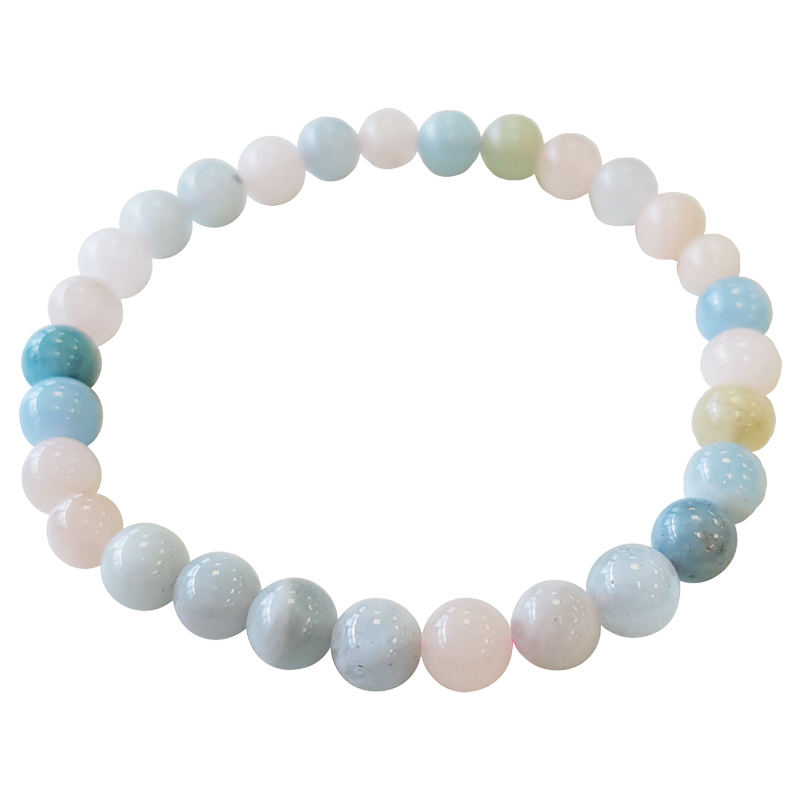 Bracelet Béryl Billes 6 mm - Les Bracelets - Artisans de Madagascar