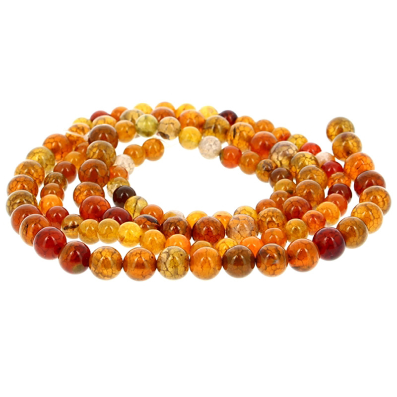 Billes Agate Dragon EXTRA Perles Percées de 6 à 8 mm - Artisans de ...